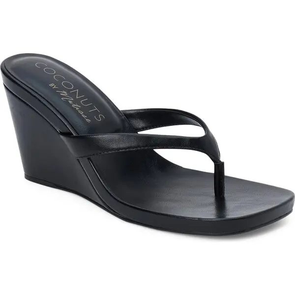 Matisse Murphy Wedge Sandal - Black
