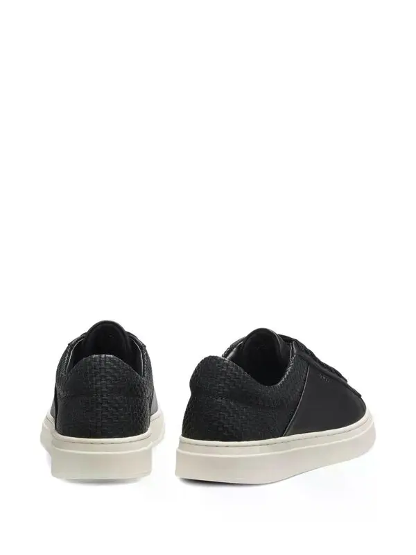 BOSS Textured Leather Sneakers