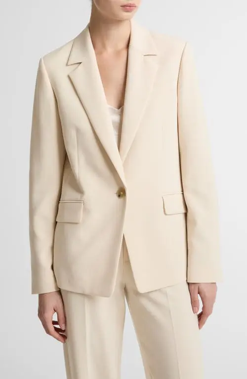 Vince Soft Sculpture Blazer - Ecru