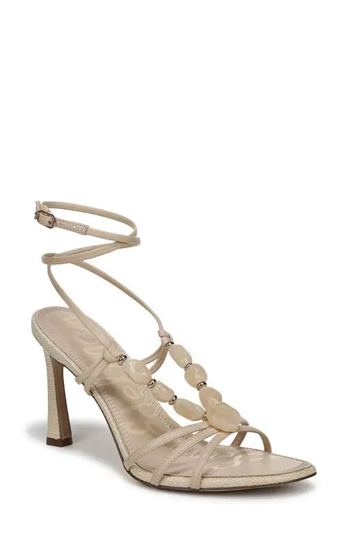 Sam Edelman Imani Ankle Strap Sandals - Light Sand