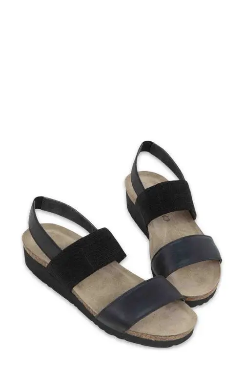 Naot Amy Slingback Sandal - Shiny Black