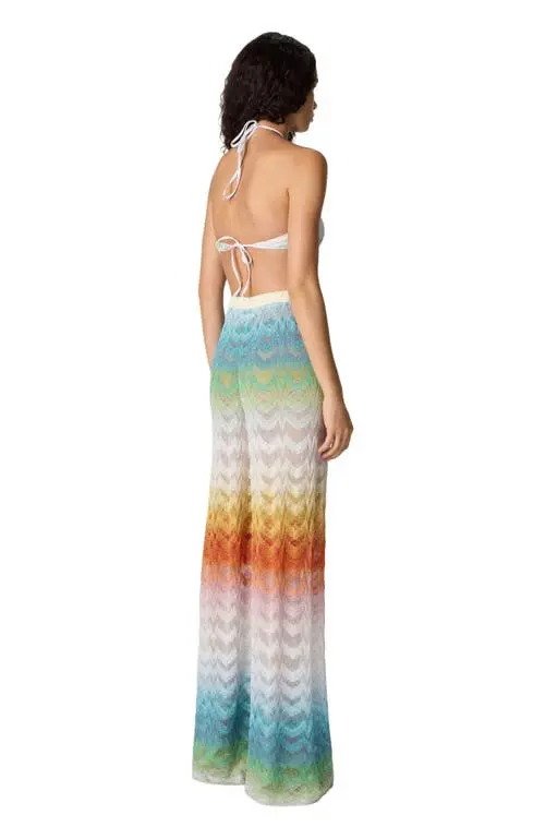 Missoni Cover-up Trousers In Shaded Lamé Viscose - Multicoloured