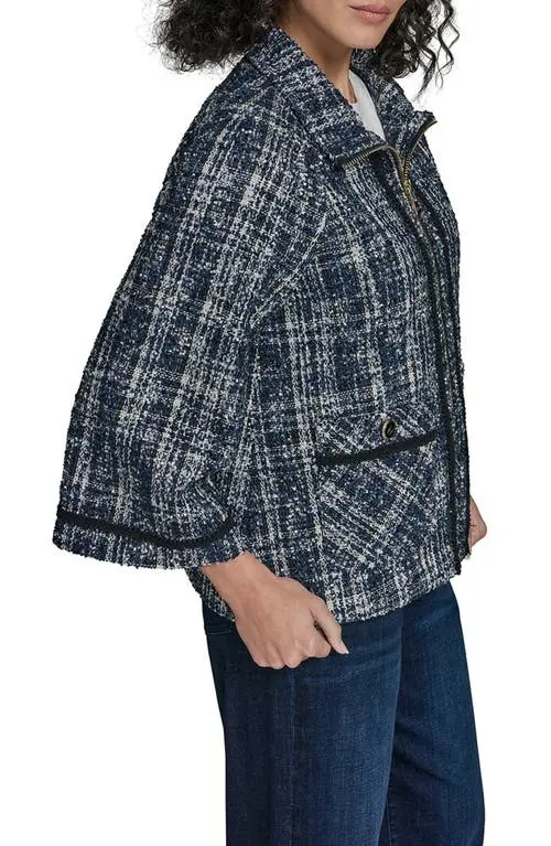 Karl Lagerfeld Tweed Capelet