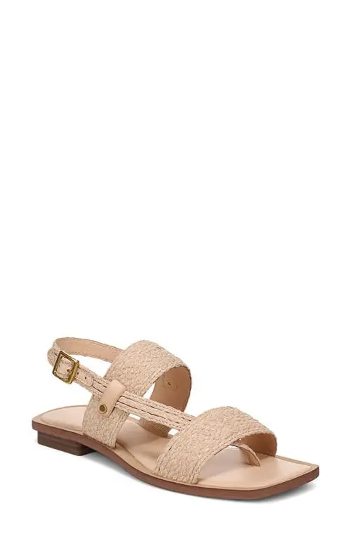 Franco Sarto Leather Sandals - Straw