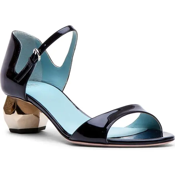 FRANCES VALENTINE Bella Ankle Strap Sandal - Navy