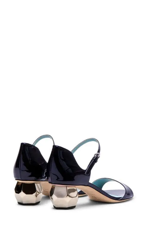 FRANCES VALENTINE Bella Ankle Strap Sandal - Navy