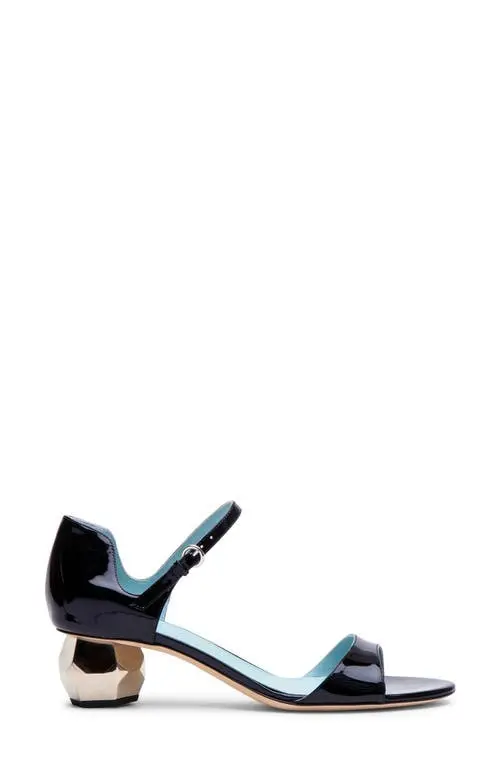 FRANCES VALENTINE Bella Ankle Strap Sandal - Navy