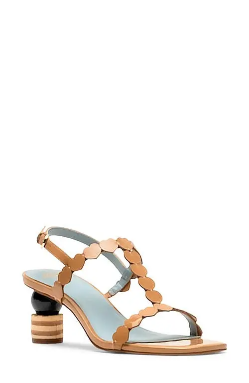 FRANCES VALENTINE Kiki Heart Strap Sandal - Camel