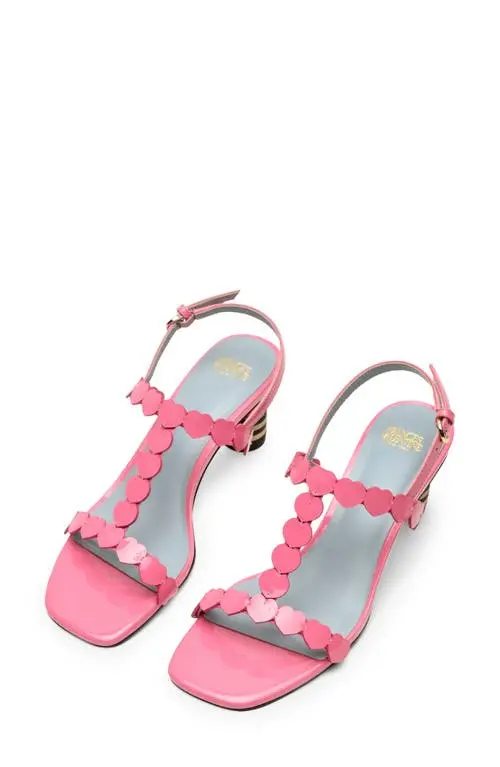 FRANCES VALENTINE Kiki Heart Strap Sandal - Pink