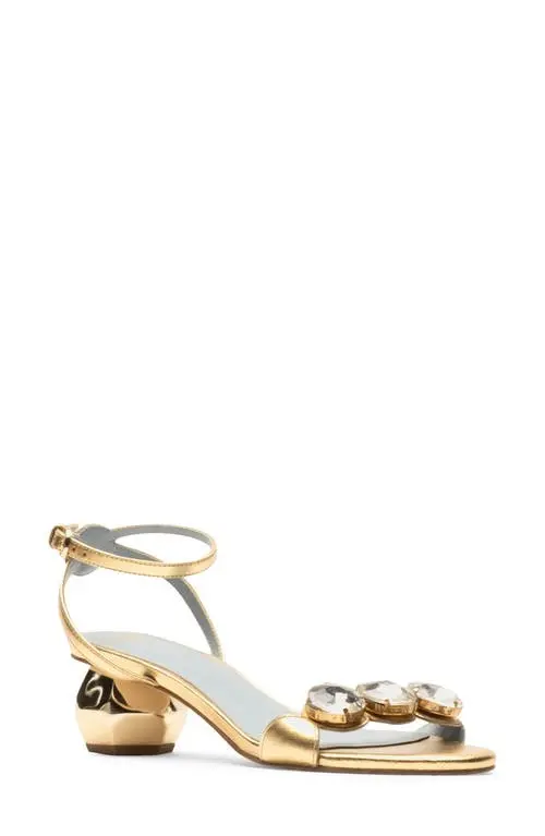 FRANCES VALENTINE Beatrix Ankle Strap Sandal - Platino
