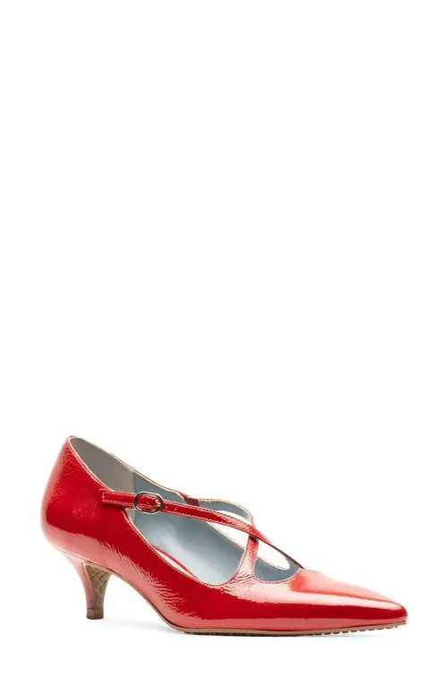 FRANCES VALENTINE Lily Pointed Toe Kitten Heel Pumps