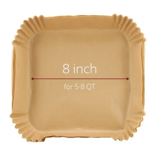 MEGACHEF Air Fryer Square Parchment Paper Liners