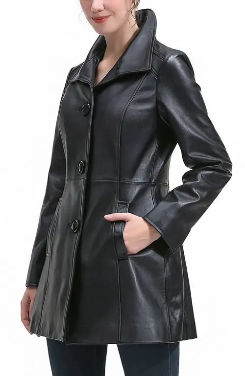 KIMI + KAI Ava Leather Coat