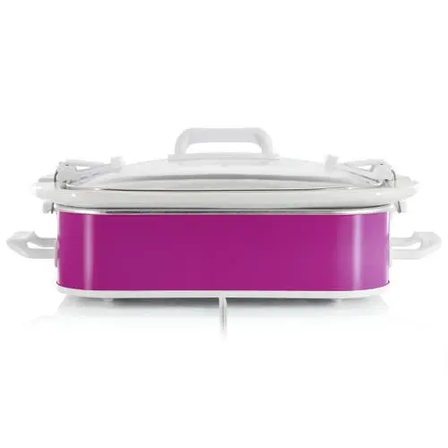 MEGACHEF 3.5 Quart Casserole Slow Cooker With 3 Temperature Settings
