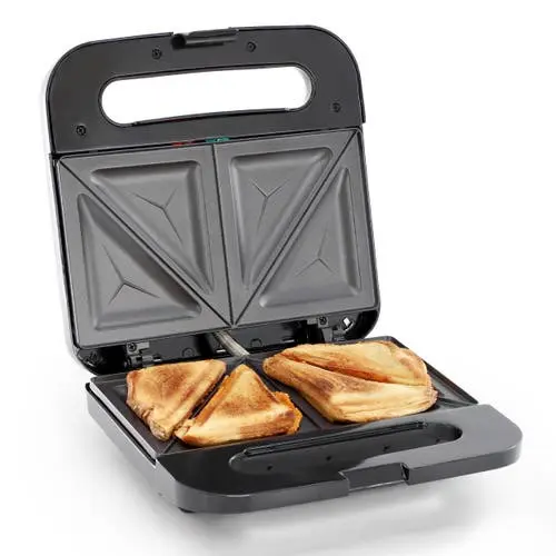 MEGACHEF Electric Non-stick Sandwich Maker - Grey