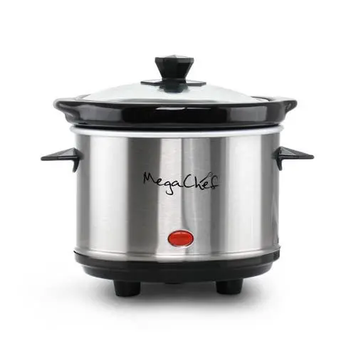 MEGACHEF 8 Quart Slow Cooker With Bonus Mini 0.6 Quart Warmer
