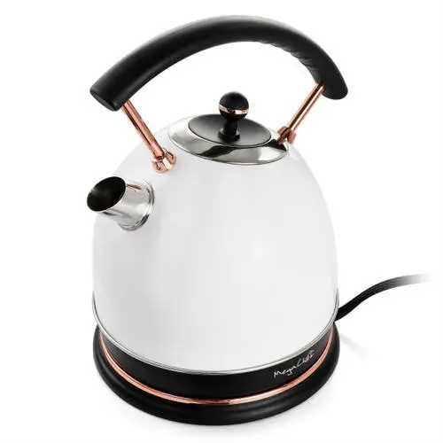 MEGACHEF 1.9 Quart Half Circle Electric Tea Kettle