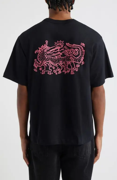 Alpha Industries X Keith Haring Pop Shop Dragon Graphic T-shirt