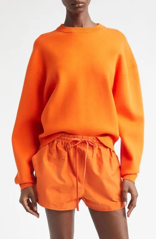 A.L.C. Teddy Crewneck Sweater - Poppy