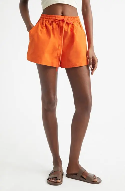 A.L.C. Camden Tie Waist Shorts - Persimmon
