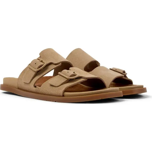 Camper Lluc 2-strap Sandal - Medium Brown