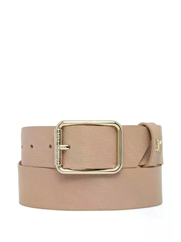 Patrizia Pepe Logo-detail Buckle Belt - Neutrals