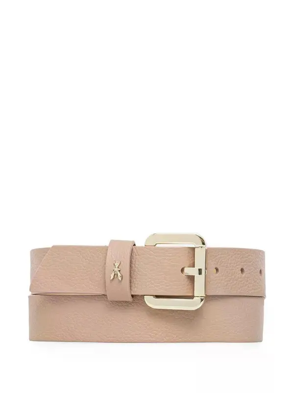 Patrizia Pepe Logo-detail Buckle Belt - Neutrals