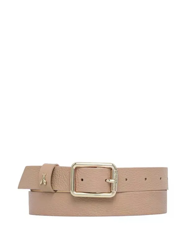Patrizia Pepe Logo-detail Buckle Belt - Neutrals