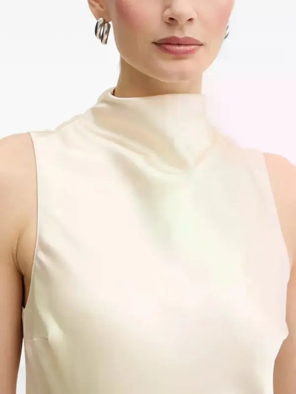 Patrizia Pepe High-neck Sleeveless Dress