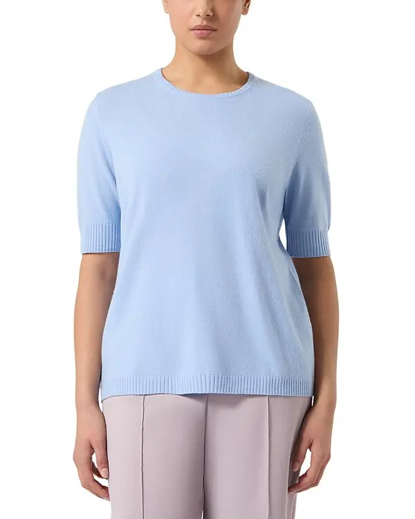 Marina Rinaldi Mrneresia Cashmere Sweater - Light Blue