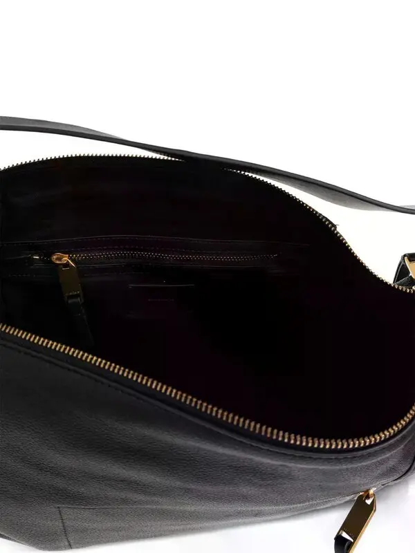 ALLSAINTS Zip-fastening Leather Shoulder Bag - Black