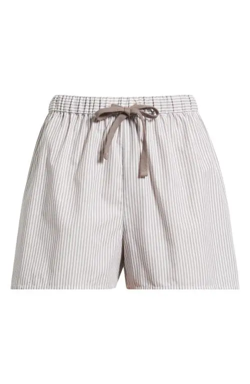 Bernardo Stripe Drawstring Shorts