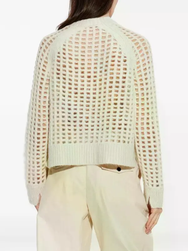ALLSAINTS Suniva Open-stitch Sweater - Neutrals