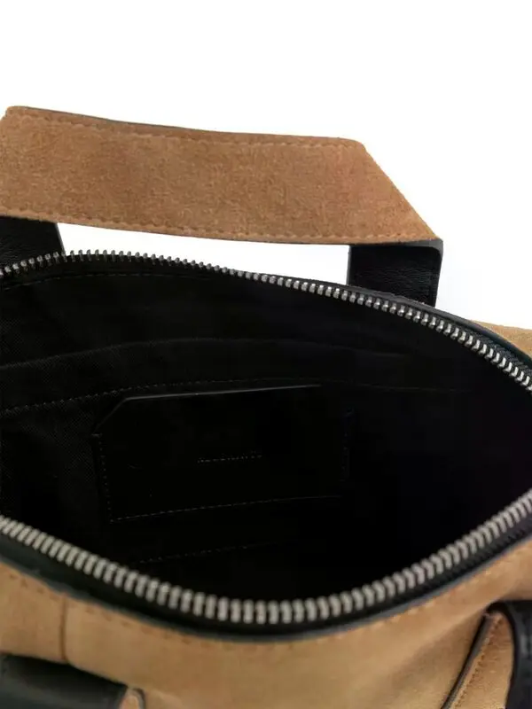 ALLSAINTS Ares Buckle Leather Tote Bag - Neutrals