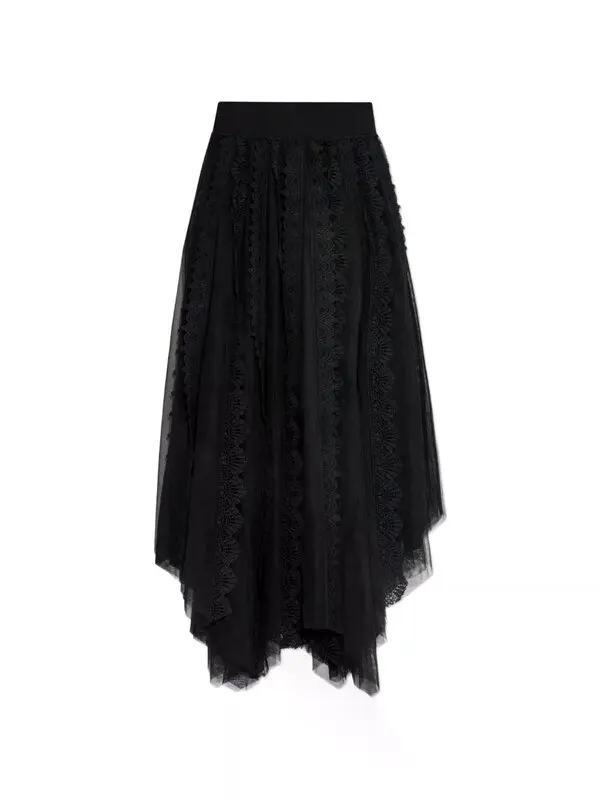 ALLSAINTS Vashtie Lace Maxi Skirt - Black
