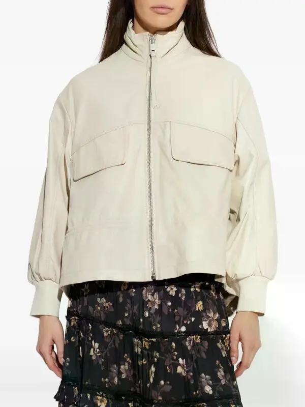 ALLSAINTS Flor Zip-up Flap-pocket Jacket