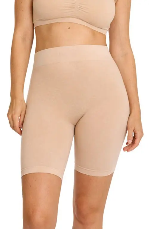 CACHE COEUR Essentiel Seamless Maternity Bike Shorts - Beige