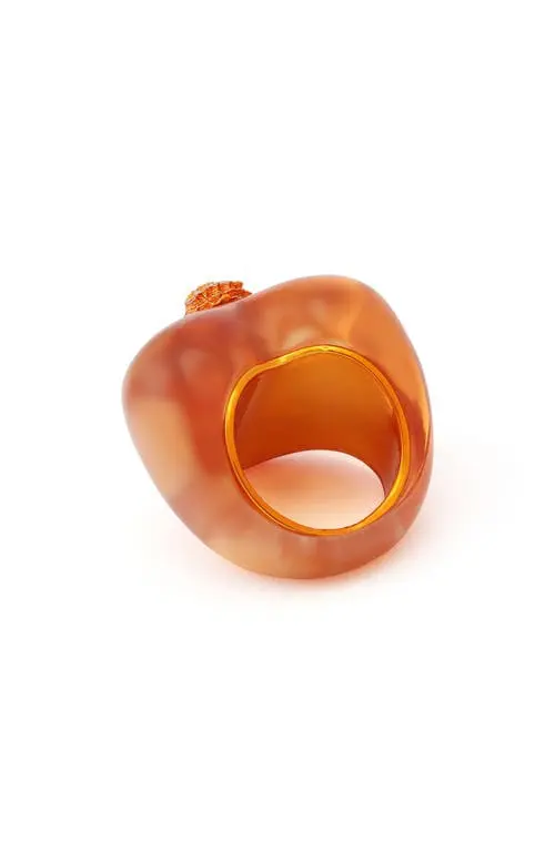 Kurt Geiger Jelly Eagle Cocktail Ring
