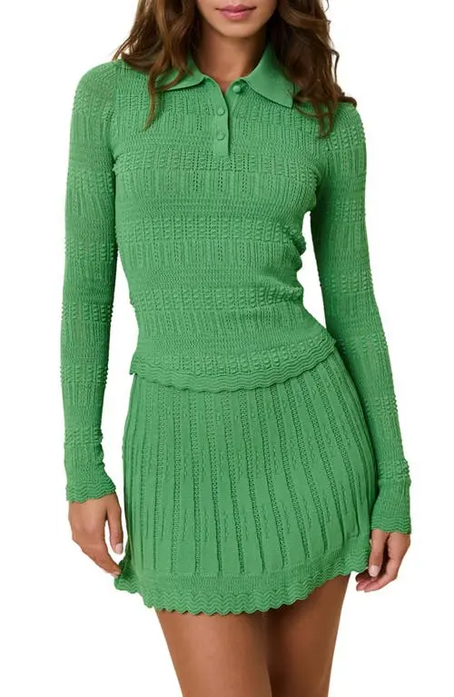 Solid & Striped Debra Knit Sweater - Turtle Green