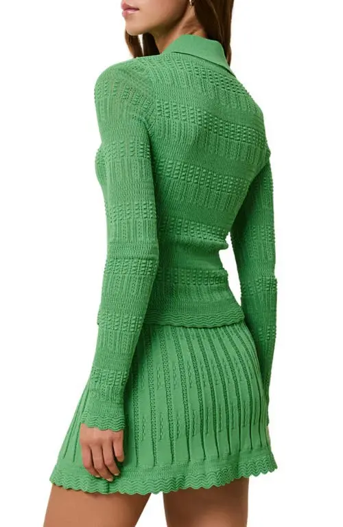 Solid & Striped Debra Knit Sweater - Turtle Green