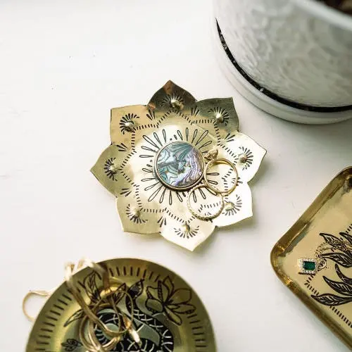 MATR BOOMIE Kairavini Lotus Trinket Dish