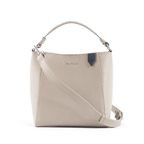 TIN MARIN Yaya Leather Bucket Bag - Gray