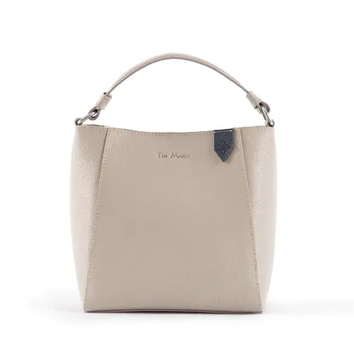 TIN MARIN Yaya Leather Bucket Bag - Gray