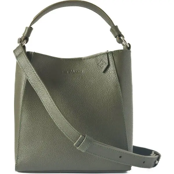 TIN MARIN Yaya Leather Bucket Bag - Olive Green