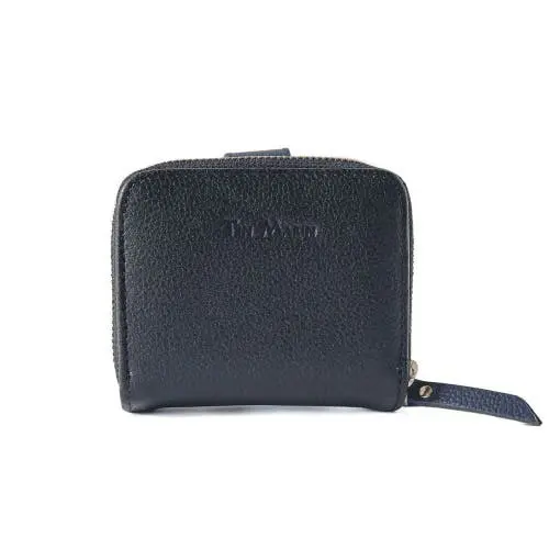 TIN MARIN Camila Small Leather Wallet - Black