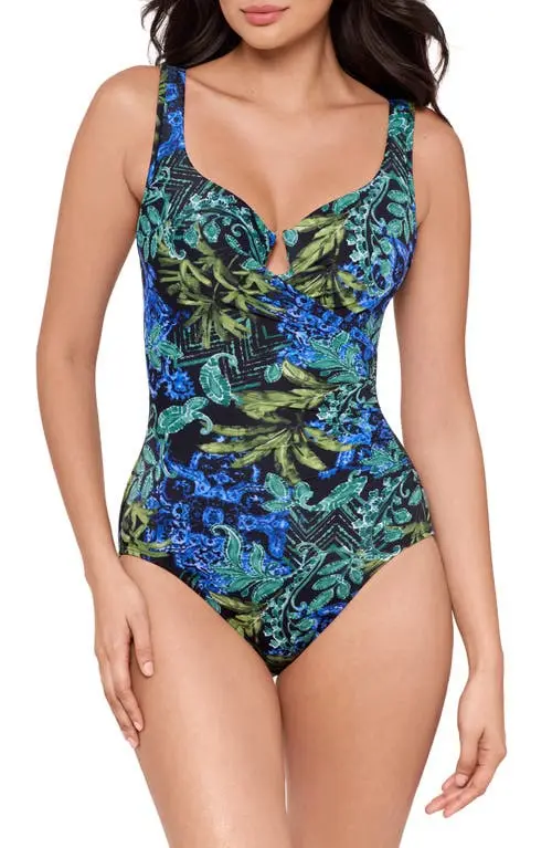 Miraclesuit Gasparilla Escape One-piece Swimsuit - Black/multi