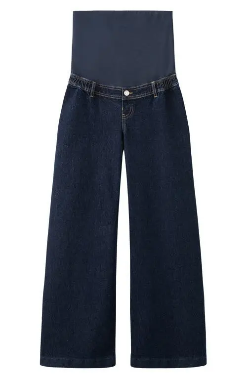 Mango Over-the-bump Wide-leg Maternity Jeans