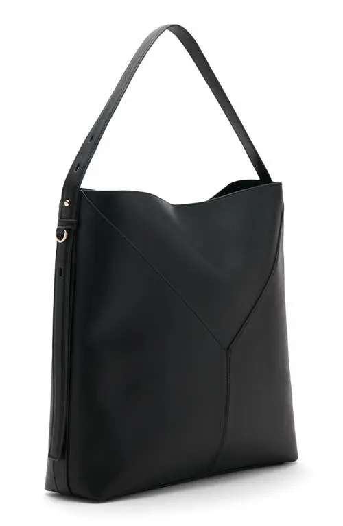 Mango Large Faux Leather Bucket Bag