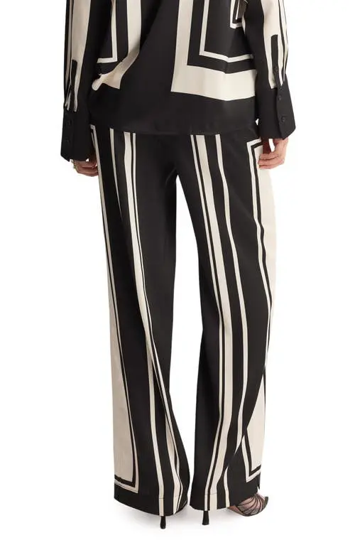 Mango Satin Wide Leg Pants
