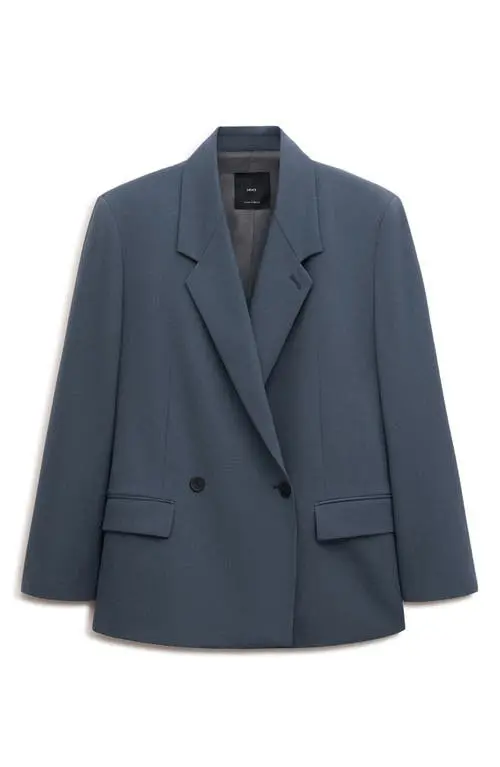 Mango Double Breasted Suit Jacket